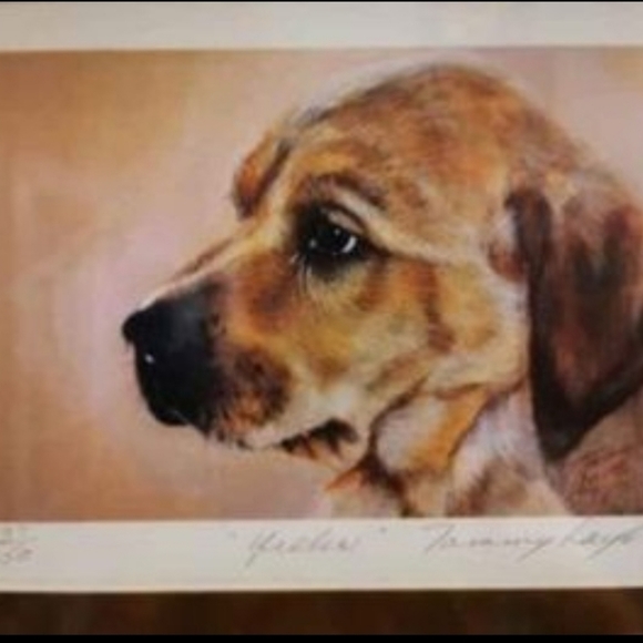 tammy laye | Wall Decor | Tammy Laye Yeller Limited Edition Printmatted ...
